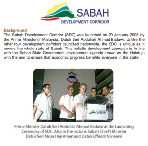 Sabah Development Corridor (SDC) « MASSA